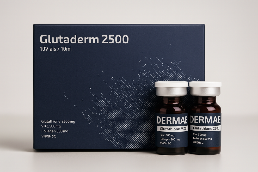 Glutaderm 2500 Glutathione 2500mg - أمبولات جلوتاثيون 2500مجم – DERMAD Shop
