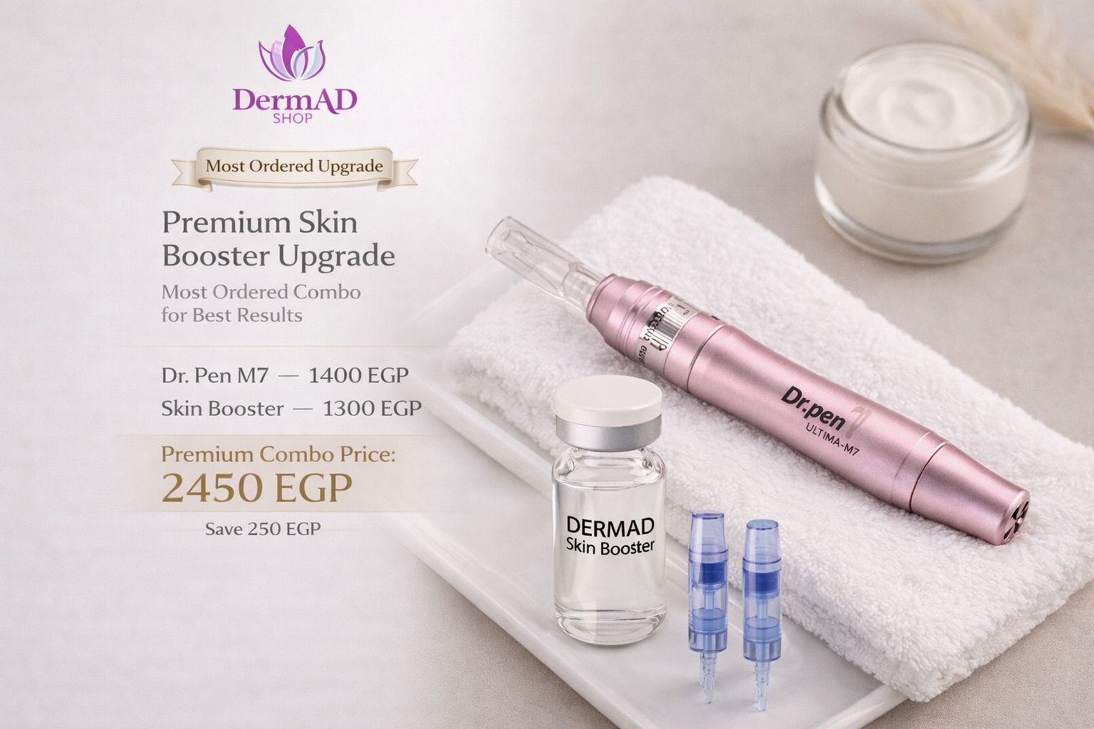 Dr. Pen M7 + DermAD Skin Booster - Ultimate Microneedling Kit ...